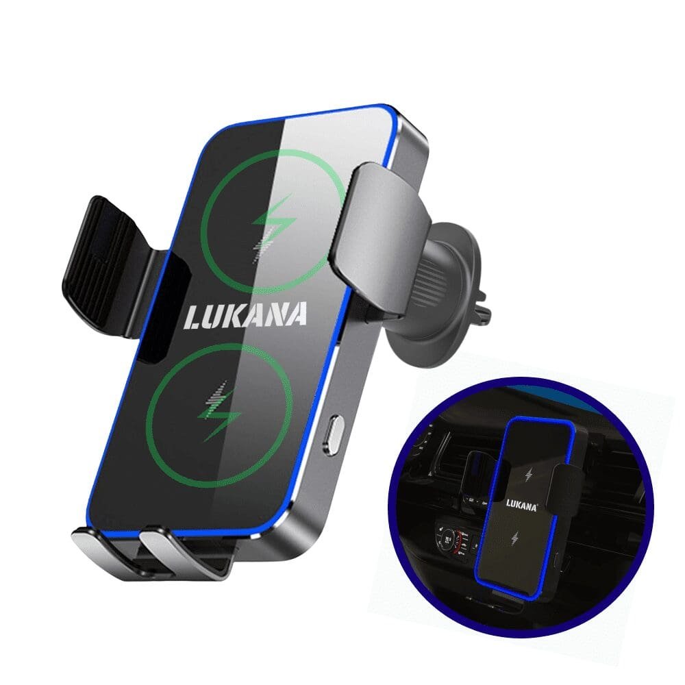 Telefoonhouder Auto Draadloos Opladen 15W | Lukana S-2912